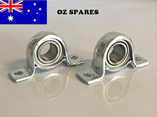 PP207 Press Pillow Block Housing & Bearing suit 1 1/4" inch shaft (pair ...