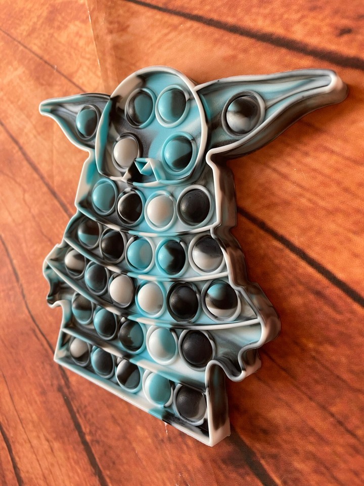 Baby Yoda fidget toy popit push bubble sensory gamepad toy antistress ...