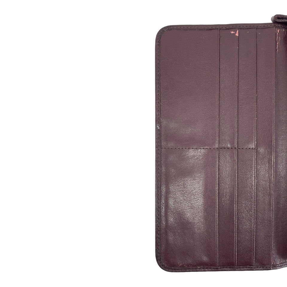 Vintage 80s 90s ETIENNE AIGNER Large Leather Full Sized Wallet ...