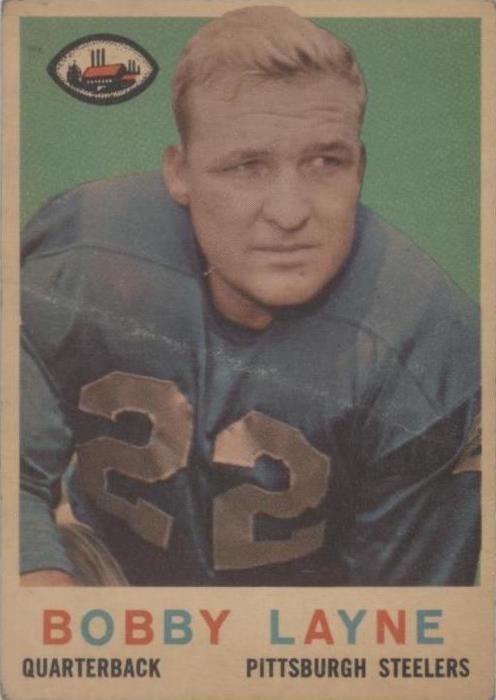 1959 Topps - Bobby Layne #40 for sale online | eBay