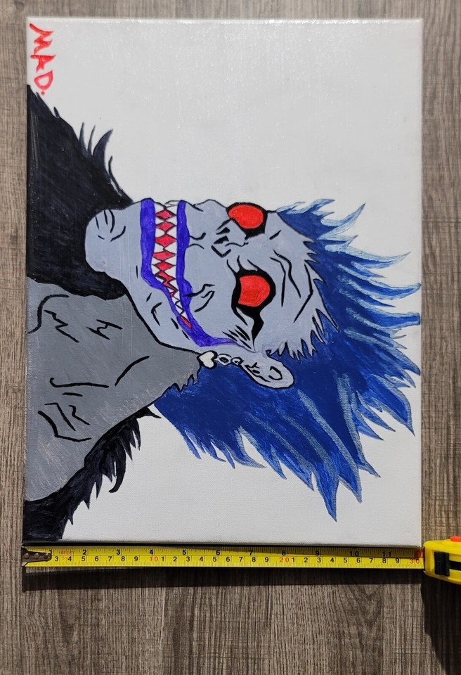 Ryuk From Death Note Original Painting ANIME Acrylic Painting With ...