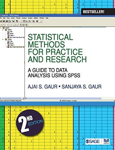 Statistical Methods for Practice and ... by Gaur, Sanjaya S Paperback / softback 9788132101000 ...