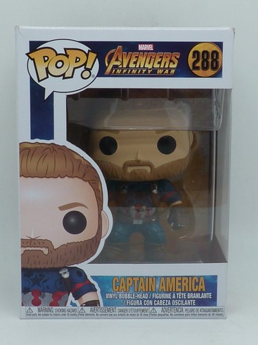 FUNKO POP 288 CAPTAIIN AMERICA AVENGERS INFINITY WAR MARVEL B | eBay