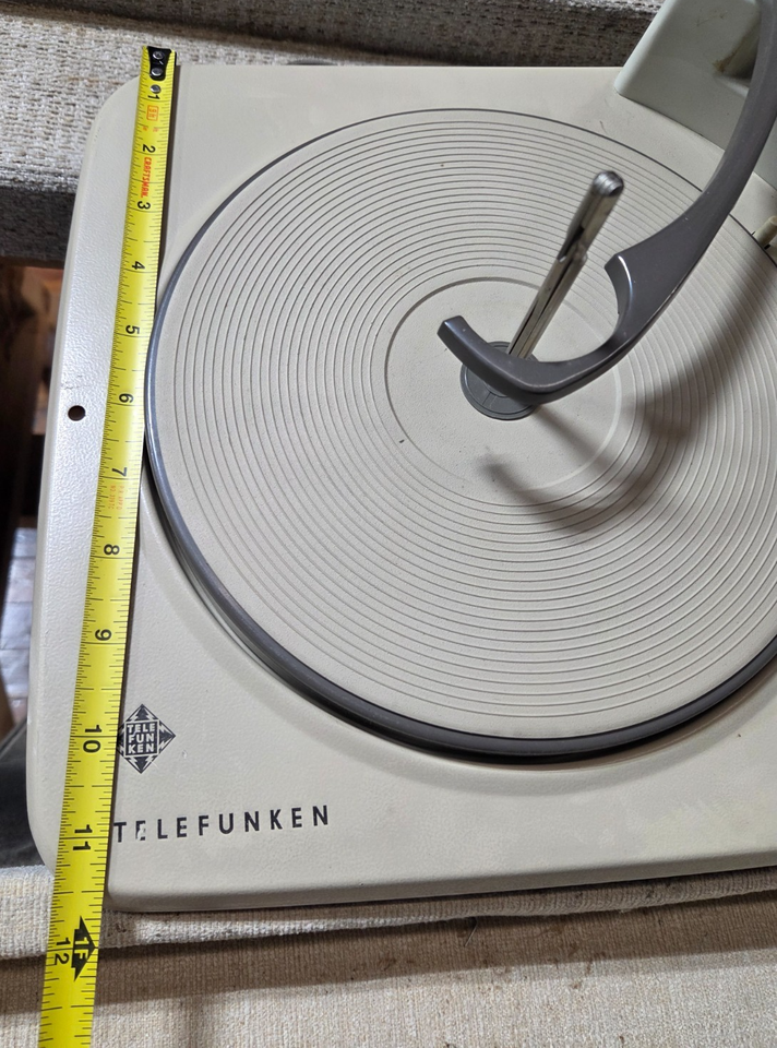 Vintage Telefunken Turntable Record Player Changer Form Korting Console ...