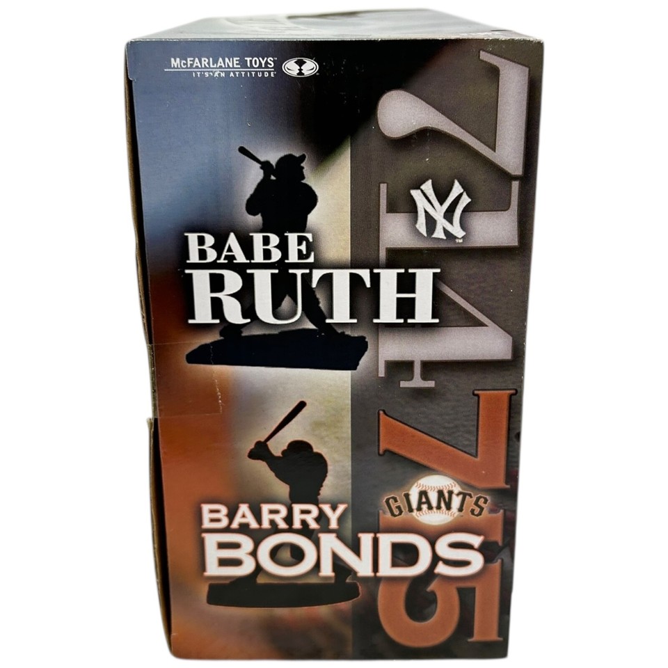 Babe Ruth & Barry Bonds 715 Figure 2-Pack Giants 2006 Mcfarlane ...