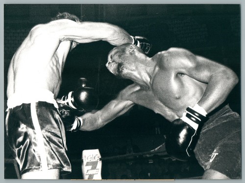 1975 BOXE MIGUEL ANGEL CASTELLINI vs JAMES MARSHALL PHOTO VINTAGE BOXER ...