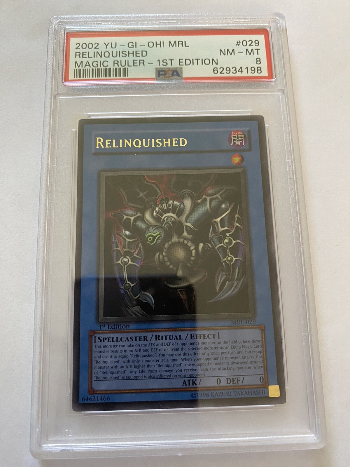 Yu-Gi-Oh! TCG Relinquished Magic Ruler MRL-029 1st Edition Ultra Rare ...