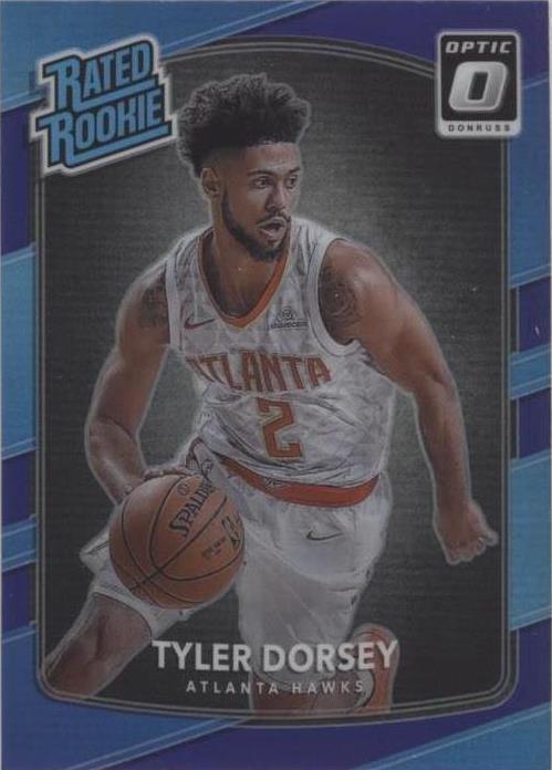 2017-18 Panini Donruss Optic - Rated Rookie Tyler Dorsey #157 Purple ...