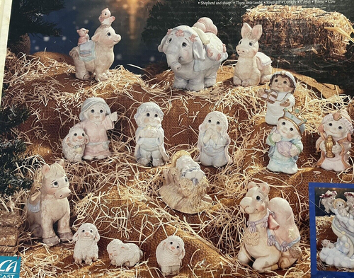 Dreamsicles 1995 EUC Complete 15 Piece Nativity Set w/ Box | eBay