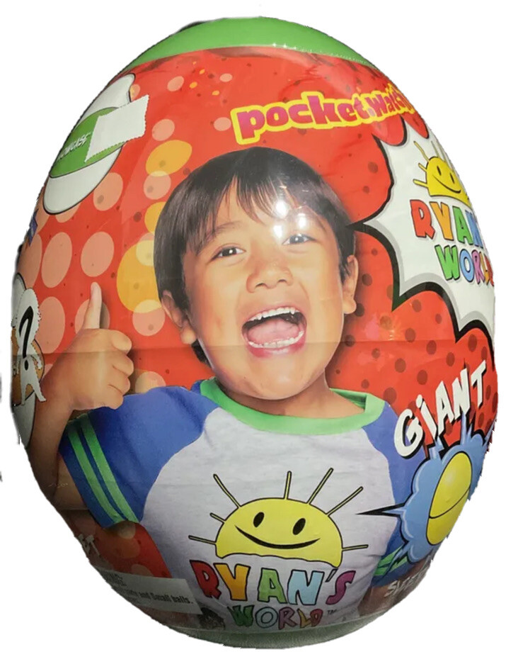 Ryan’s World Giant Sleepover Egg Surprise Green 2nd Edition Rare HTF ...