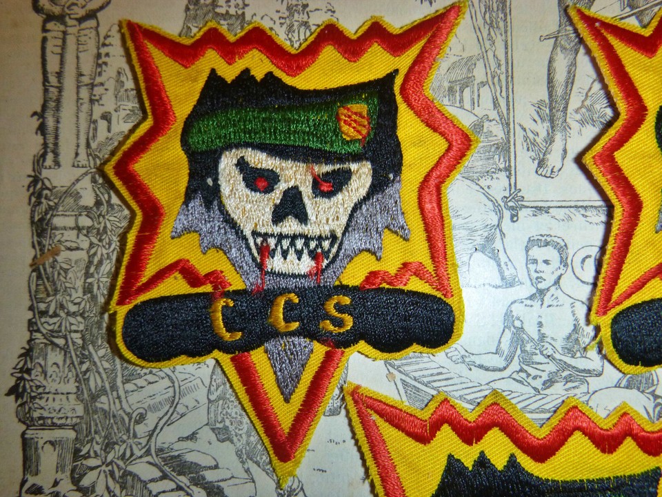 3 x Original Patch - US Special Forces - Shell Burst Command, Vietnam ...