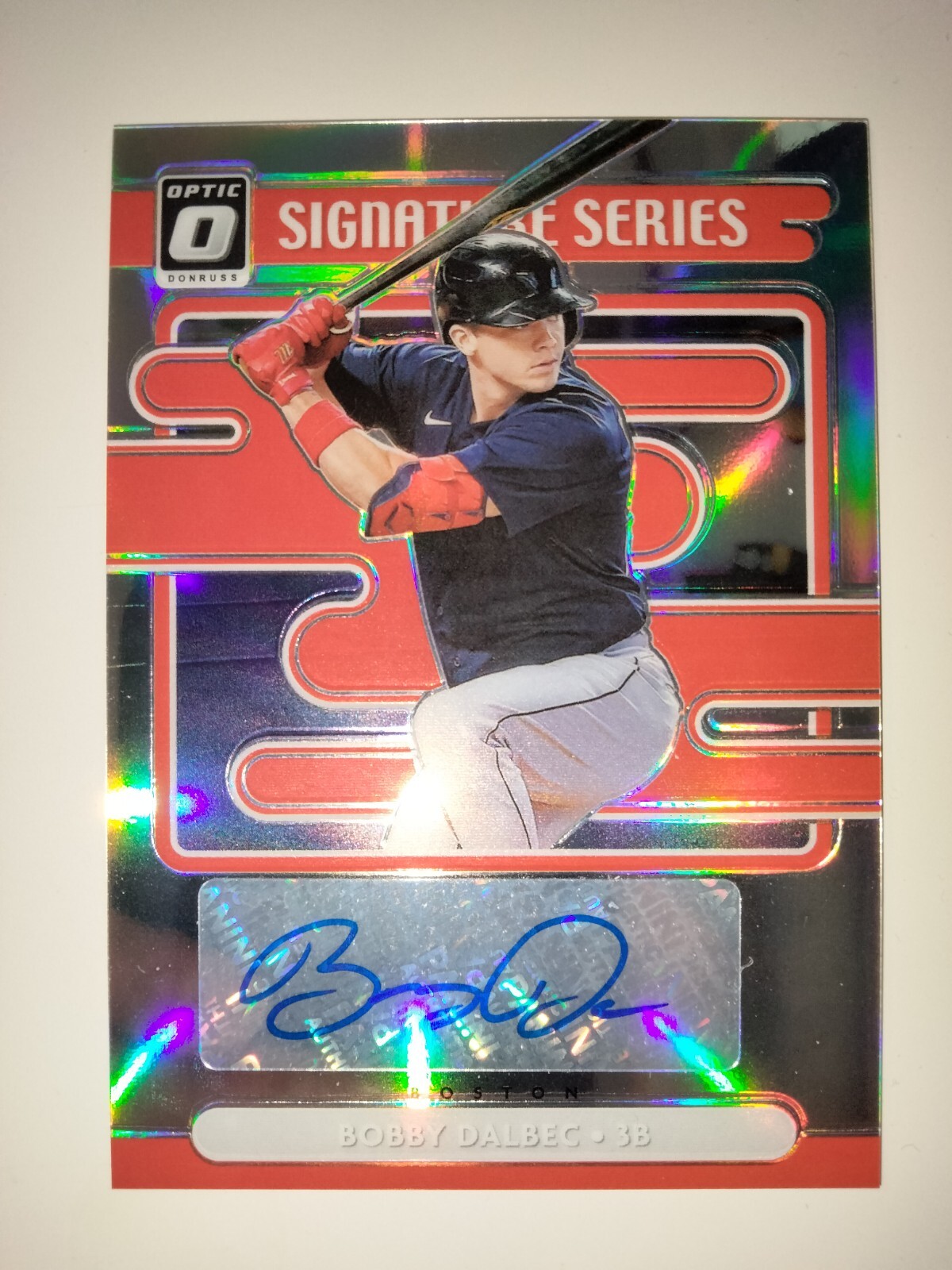 Bobby Dalbec 2021 Donruss Optic Holo Signature Series RC 🔥🔥🔥 | eBay