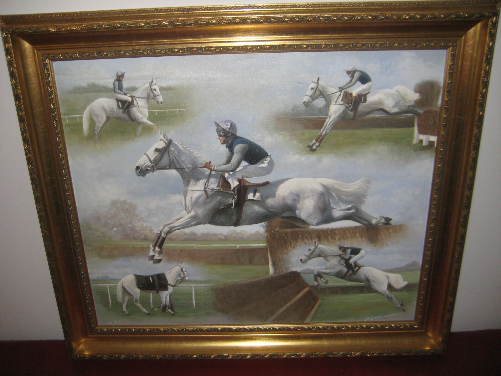 DESERT ORCHID OIL PAINTING-Artist Des Snee | eBay UK