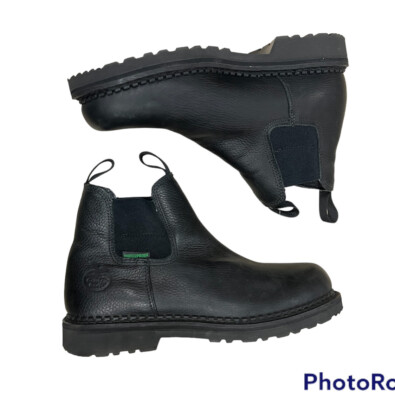 Georgia Giant Men’s 9 M Black Ankle Waterproof Romeo Boots Pull On Work ...