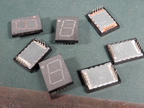 Vintage Unbranded Seven Segment Displays Green LEDS One or More ...