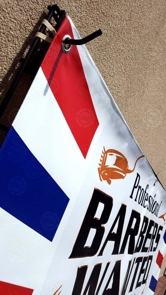 Professional Barbers Wanted Inquire Within Banner Salon Open Sign ...