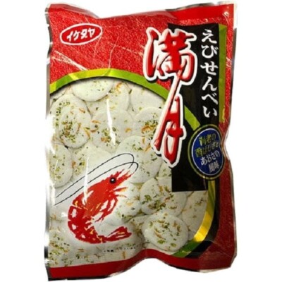 Mangetsu Shrimp Rice cracker Senbei 70g Ikedaya from Japan | eBay