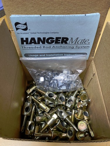 Elco EZH476 Hangermate Horizontal Mount – Cross-Drilled Head Threaded ...