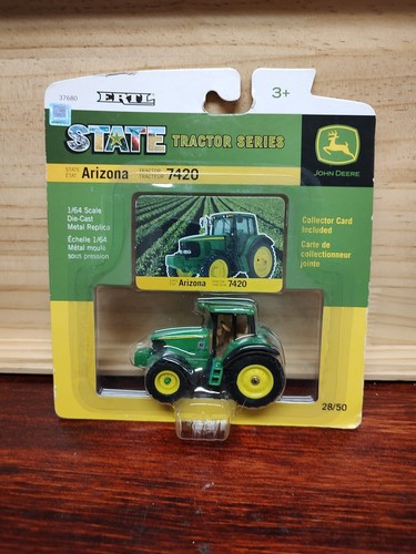 Ertl State Tractor Series Arizona 1/64 John Deere 7420, 28/50 #37680 ...