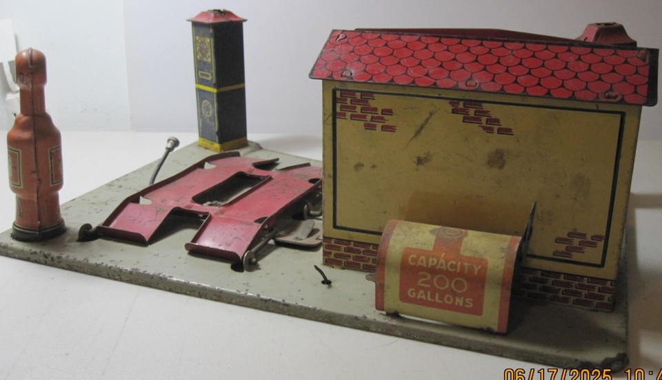 MARX 1930's SUNNY SIDE SERVICE STATION FOR PARTS OR RESTORATION | eBay