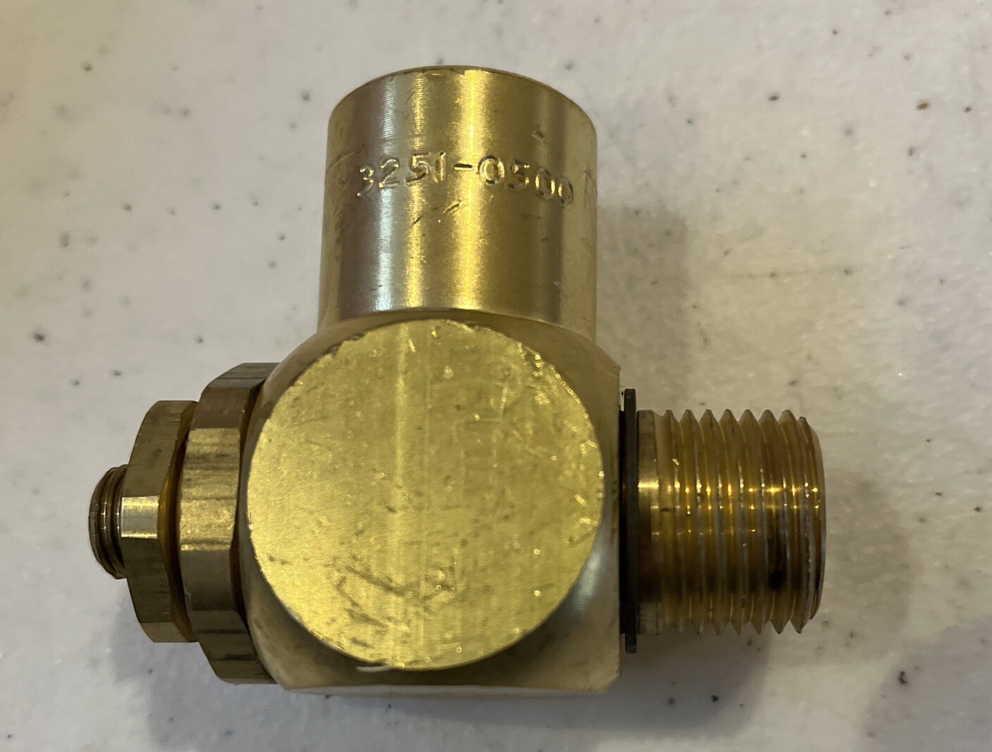 Parker Pneumatics 1/2” Right Angle Flow Control Valve 032510500 | eBay