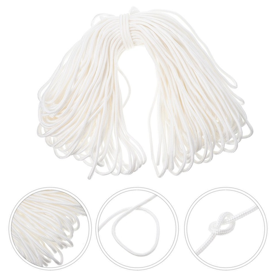 1Pc Multi-functional Braided Cotton Rope Clothesline Clothes Drying ...