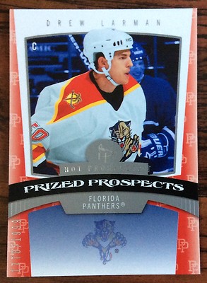 2006-07 DREW LARMAN FLEER HOT PROSPECTS PRIZED ROOKIE #159 PANTHERS ...