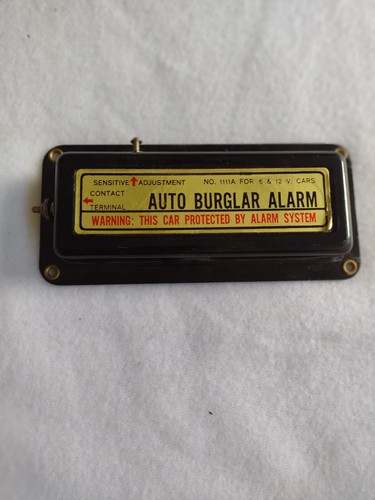 Vintage Custom East Loud Warning Auto Burglar Alarm - Main Part Only | eBay