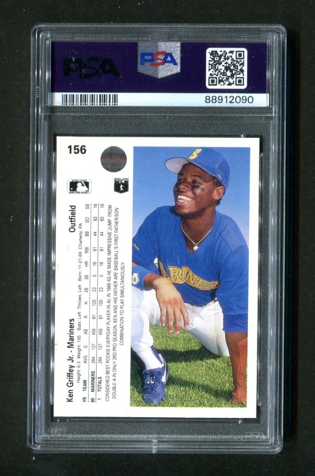 1990 Upper Deck #156 Ken Griffey Jr. ERROR NO COPYRIGHT MLB Baseball ...