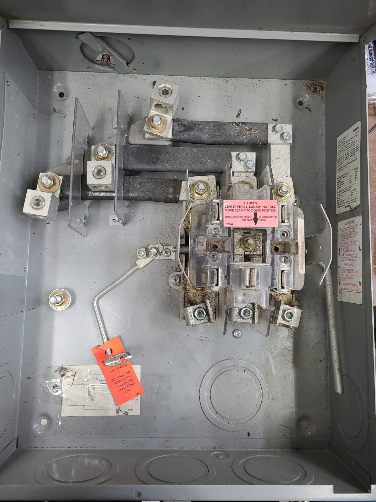 METER CAN LANDIS & GYR #9804-9031 TYPE HQ-7-2W/200 AMP 3 PH 600V 7 JAW ...