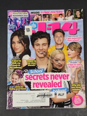 J-14 Magazine - NOV 2018 PERRY, TAYLOR SWIFT, MILLY, HARRY STYLES EX ...