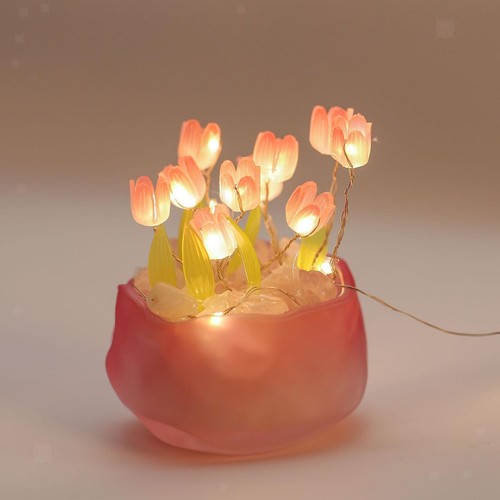 DIY Tulip Night Light Material Pack DIY flower Light for Table Decor | eBay