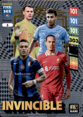 Panini FIFA 365 Adrenalyn XL 2025 Card 5 - Invincible | eBay