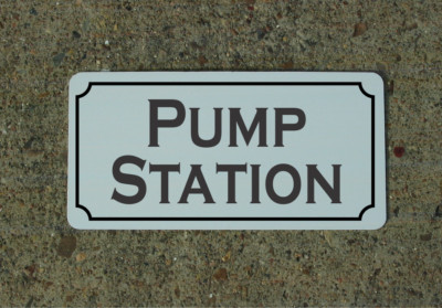 Pump Station Metal Sign | eBay