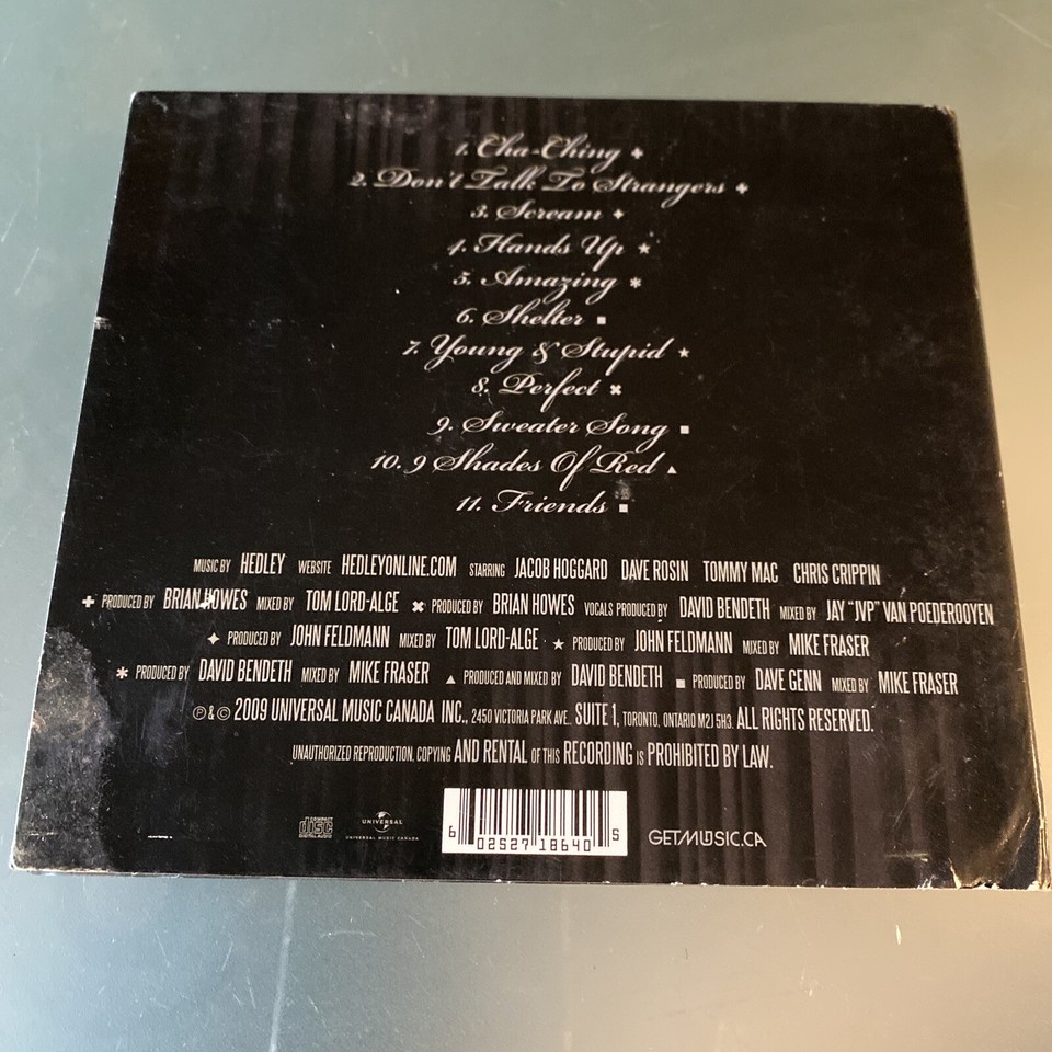 Hedley LOT OF 3: Go With Show (Live w/ DVD), Wild Life, The Show Must ...