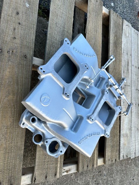 Offenhauser Chevy Cross RAM Dual Quad Intake Manifold 2x4 Offy 5593 for ...