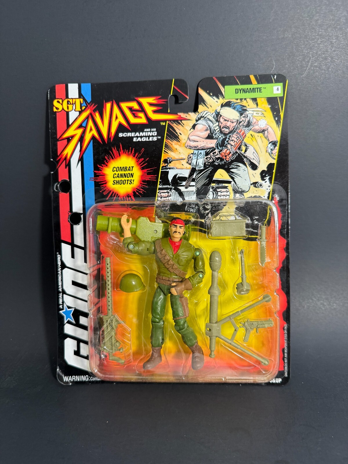 1994 Hasbro G.I. Joe SGT Savage & His Screaming Eagles Dynamite 3 3/4 ...