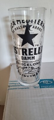 1 Estrella Black Edition Pint Glass Brand New | eBay UK