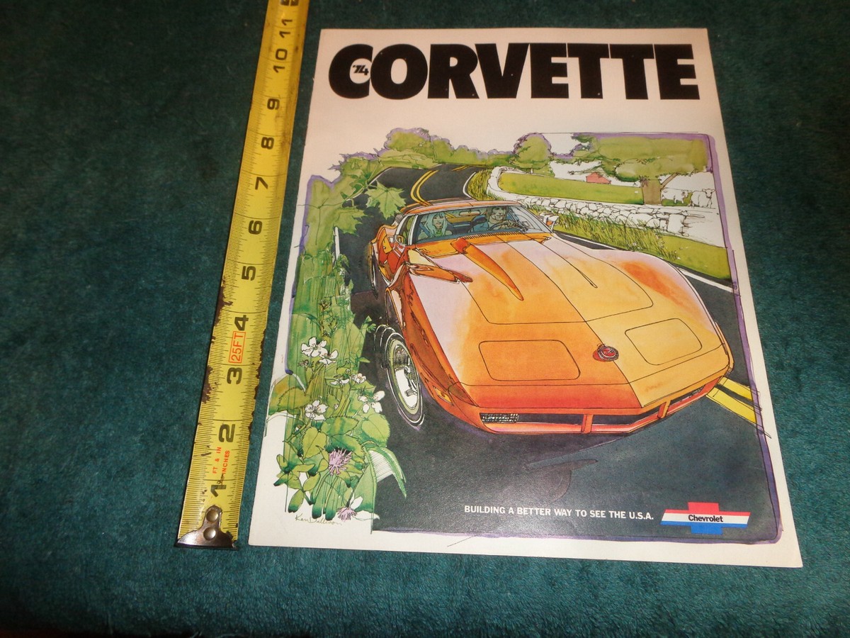 1974 Corvette Build Sheet