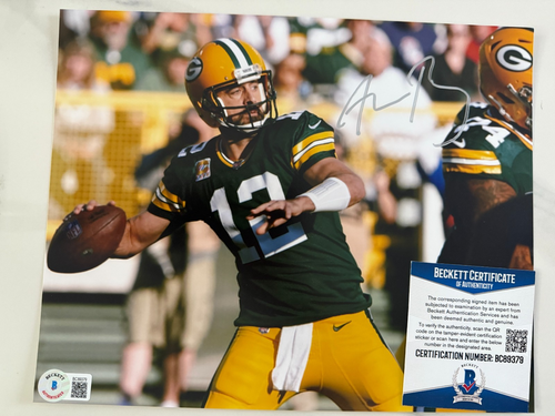 Photo 8x10 Autograph Aaron Rodgers Photo 8x10 COA | eBay