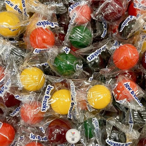 Jaw Busters Assorted Fruit Bulk Hard Candy (1 Pound) Individually ...