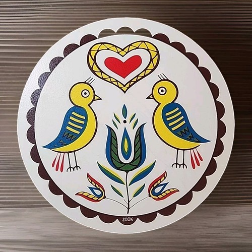 Jacob ZOOK ~ Double Distelfink ~ HEX Sign 8” Pennsylvania DUTCH | eBay