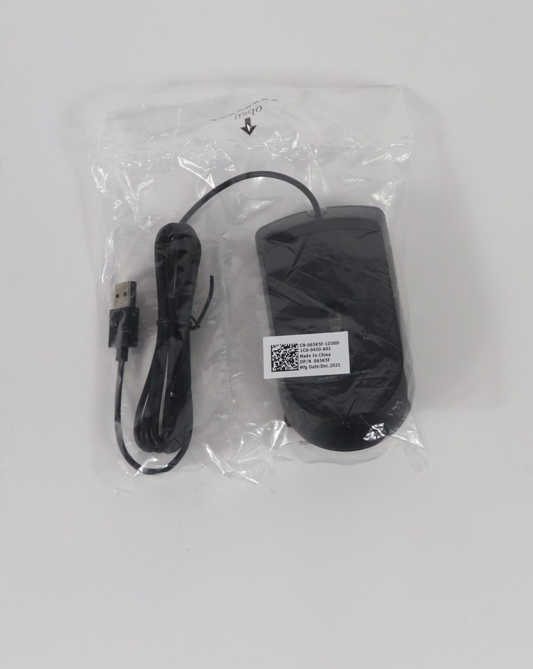 NEW! Dell Optical Mouse MS116T1 CN-065K5F Black USB Scroll Wheel ...