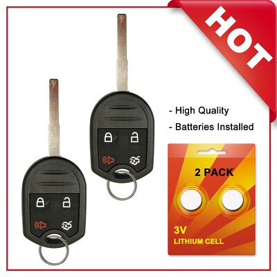 2 For 2012 2013 2014 2015 2016 Ford Escape Key Car Remote Keyless Entry ...