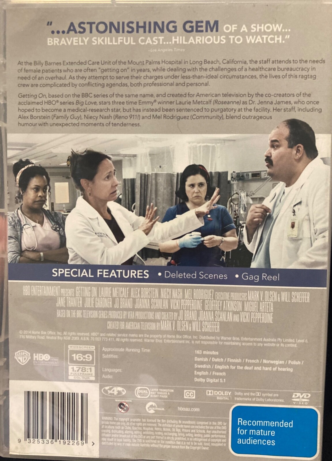 Getting On Series 1 DVD HBO Season One 2014 Laurie Metcalf | eBay Australia