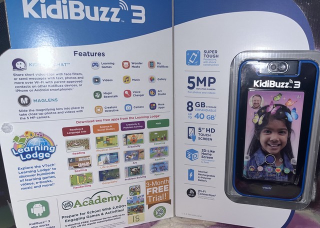 VTech KidiBuzz 3 Smart Device - Black for sale online | eBay