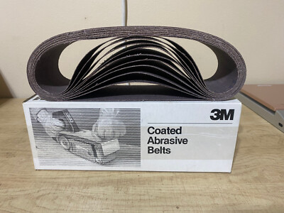 10 Each 3M 26739 3"x23-3/4" 241D Three-M-Ite Resin Bond Cloth Belts 80 ...