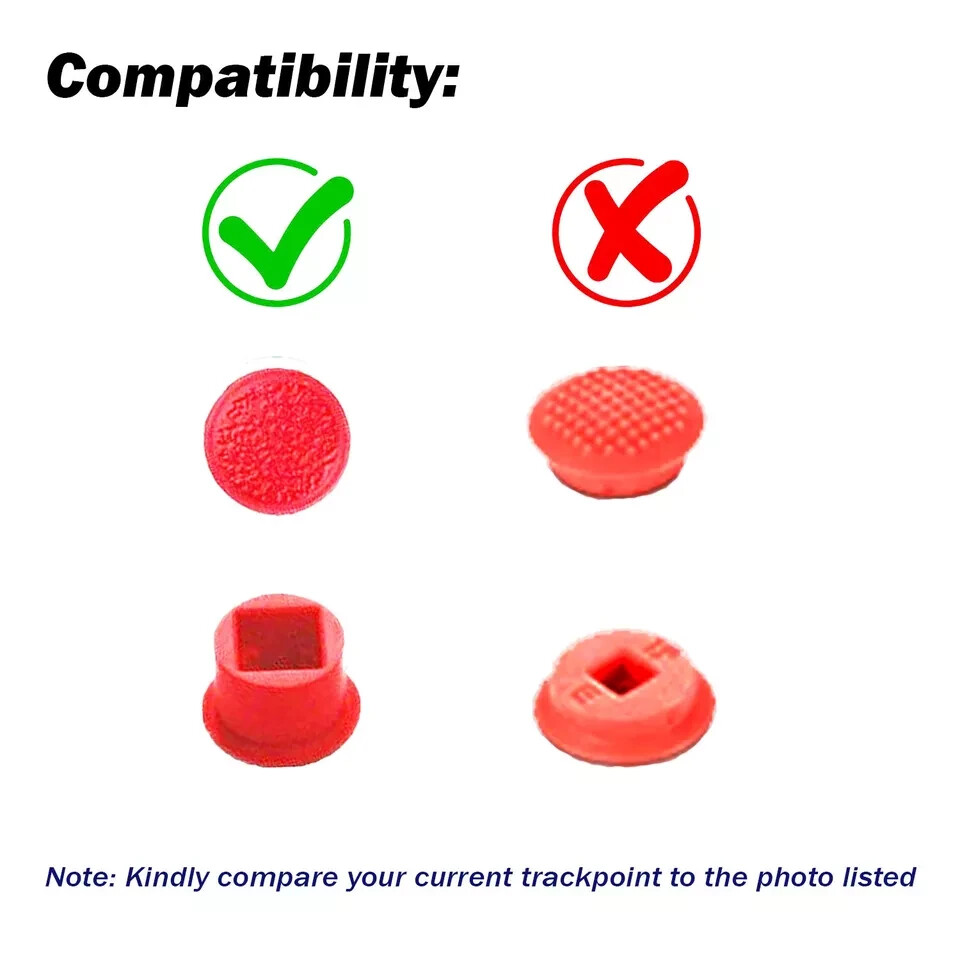 3Pack Red Cap Trackpoint Rubber Mouse Pointer for Lenovo IBM T420 T430 ...