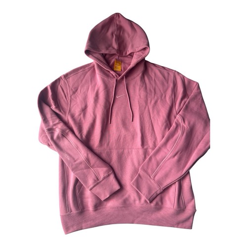 NIKE X DRAKE NOCTA FLEECE CS PULLOVER HOODIE BERRY PINK SZ LARGE FN7659 ...
