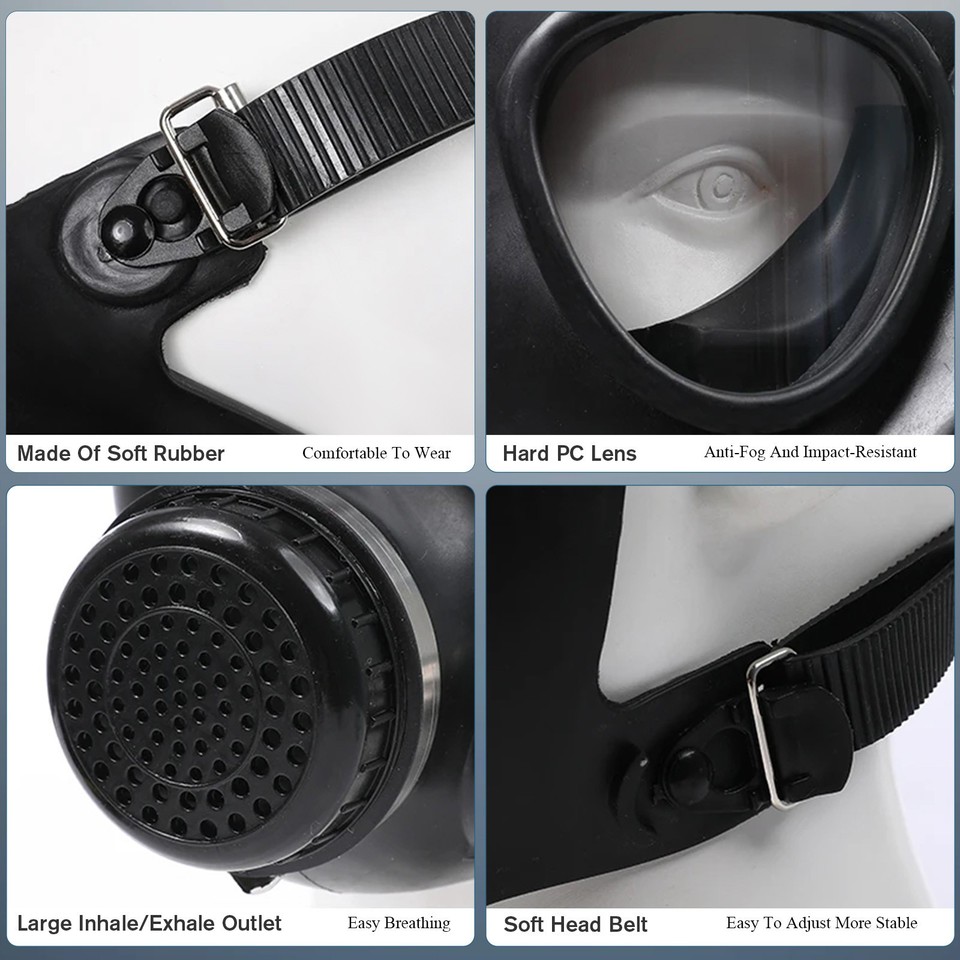 Gas Mask Face Respirator Israeli Military Grade Safety Protection Mask ...